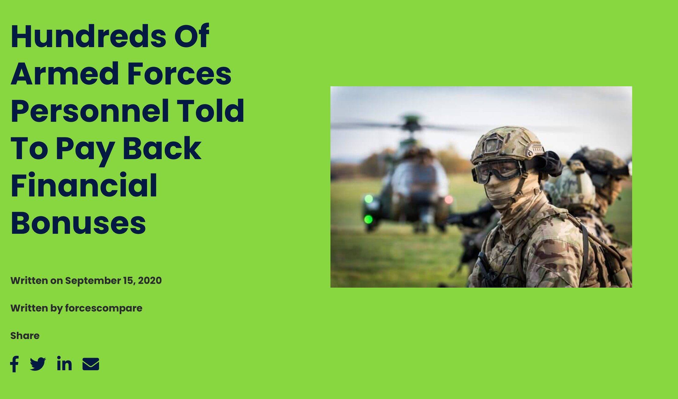 An entrepreneur's journey – Alfie Usher, founder of Forces Compare ...