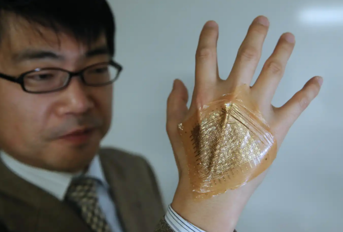 Wearable skin tech from the University of Tokyo's School of Engineering ...