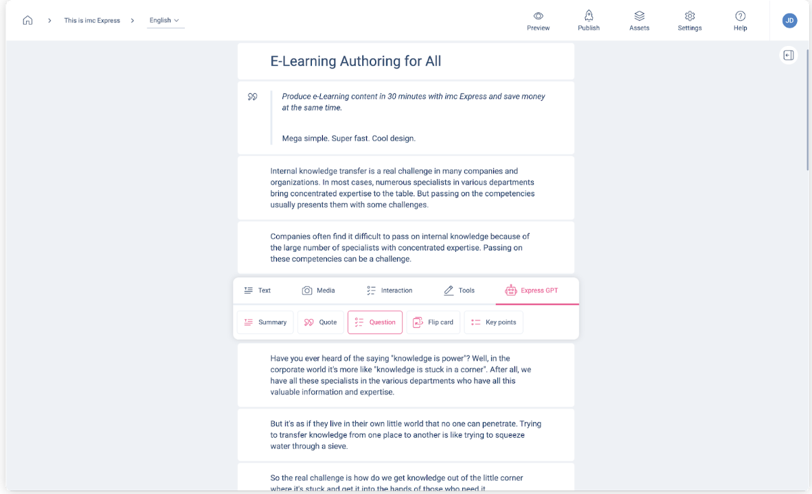 elearning embraces AI with imc Express localisation - Maddyness UK